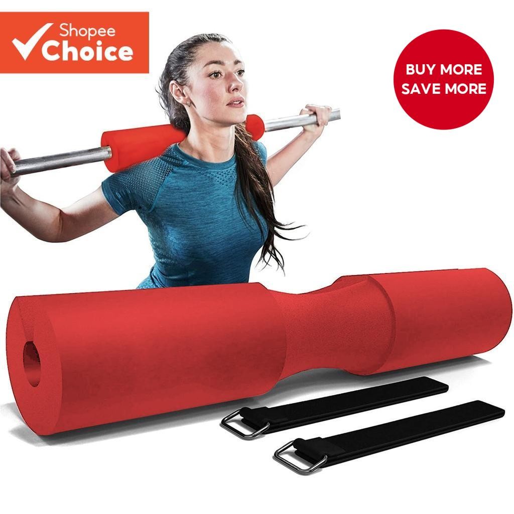 Foam Barbell Squat Neck Shoulder Pad for Weightlifting, Hip Thrusts ...