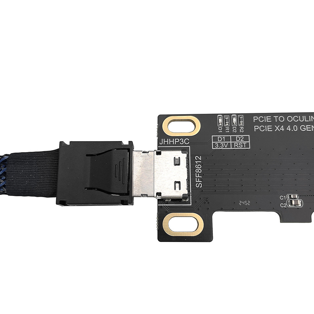 PCIE X4 to Oculink Female Connector PCI-E 4.0 GEN4 to SFF8612 for ...