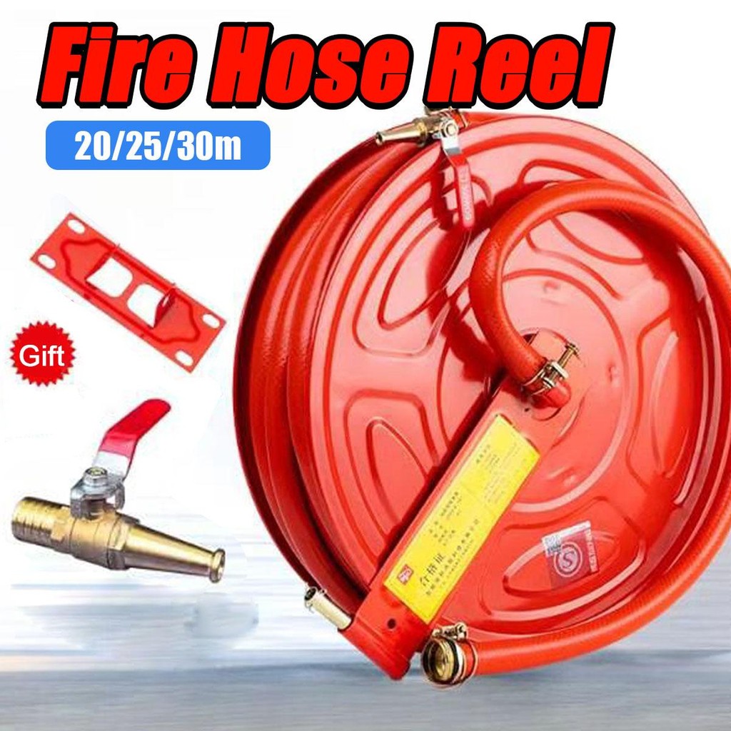 Fire Hose Reel 20/25/30 Meter Fire Hydrant Box Self Rescue Water Pipe ...
