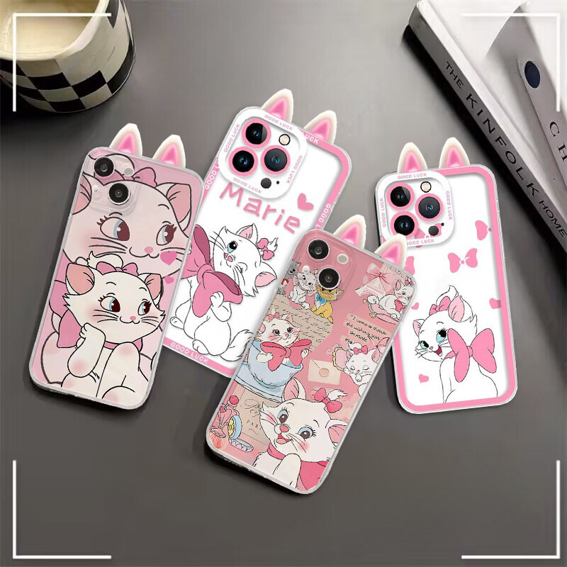 3D Disney Marie Cat Casing For Xiaomi POCO X7 X6 PRO X5 PRO X4 NFC GT ...