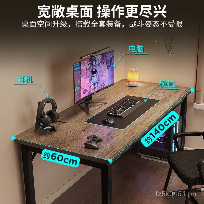 Simple Rental House Desk Bedroom Desktop Computer Home Table Study FCGO Work fs Gaming Desk for ...