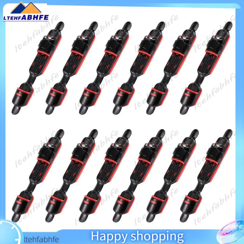 【ltehfabhfe】12Pcs Reel Seat Deck Fishing Rod Clip Fitted Wheel Reel ...
