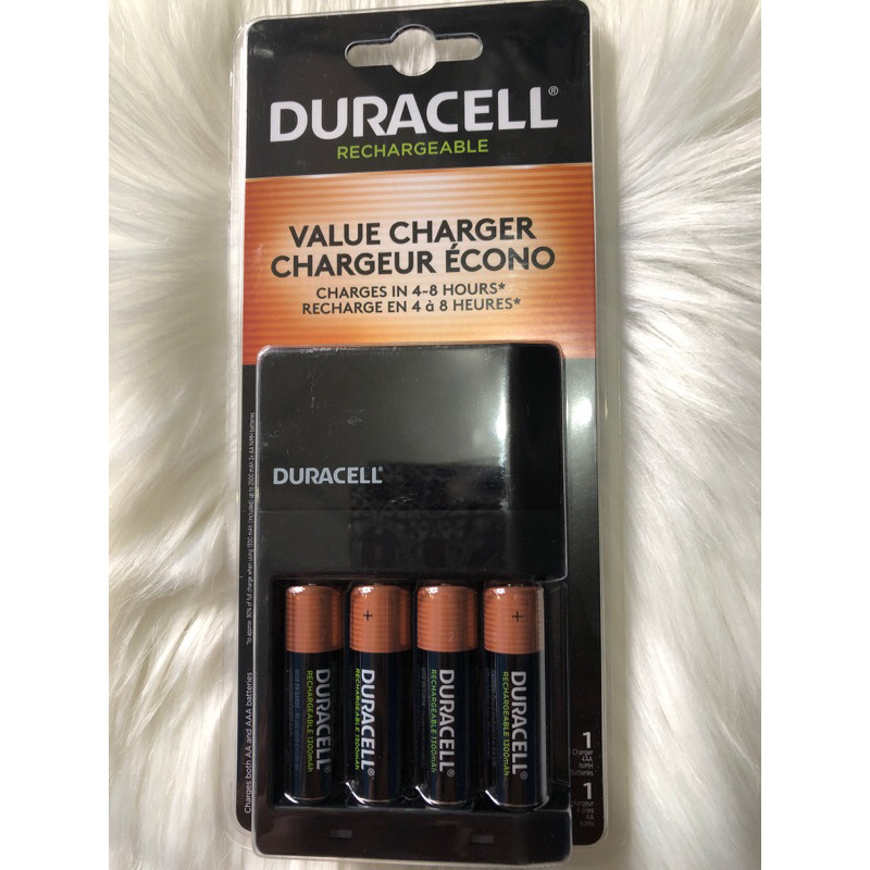 Duracell ION Rechargeable Battery Charger, Includes 4 AA | Shopee ...