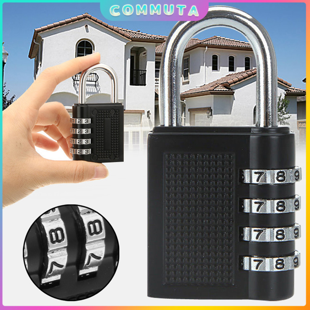 MM Resettable 4 Digit Number Combination Padlock Suitable for School ...
