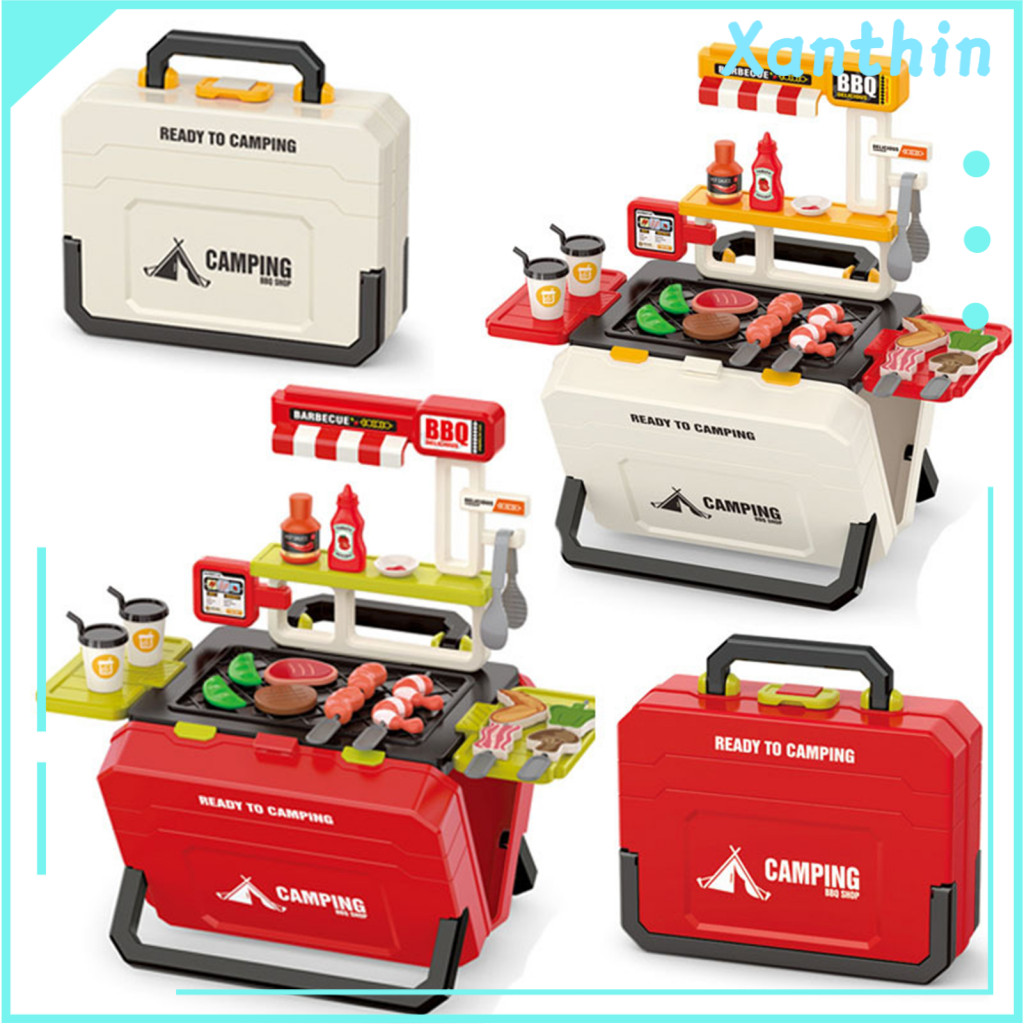 Toy Grill for Kids Bbq Play Set for Kids Outdoor Bbq Grill Playset for ...