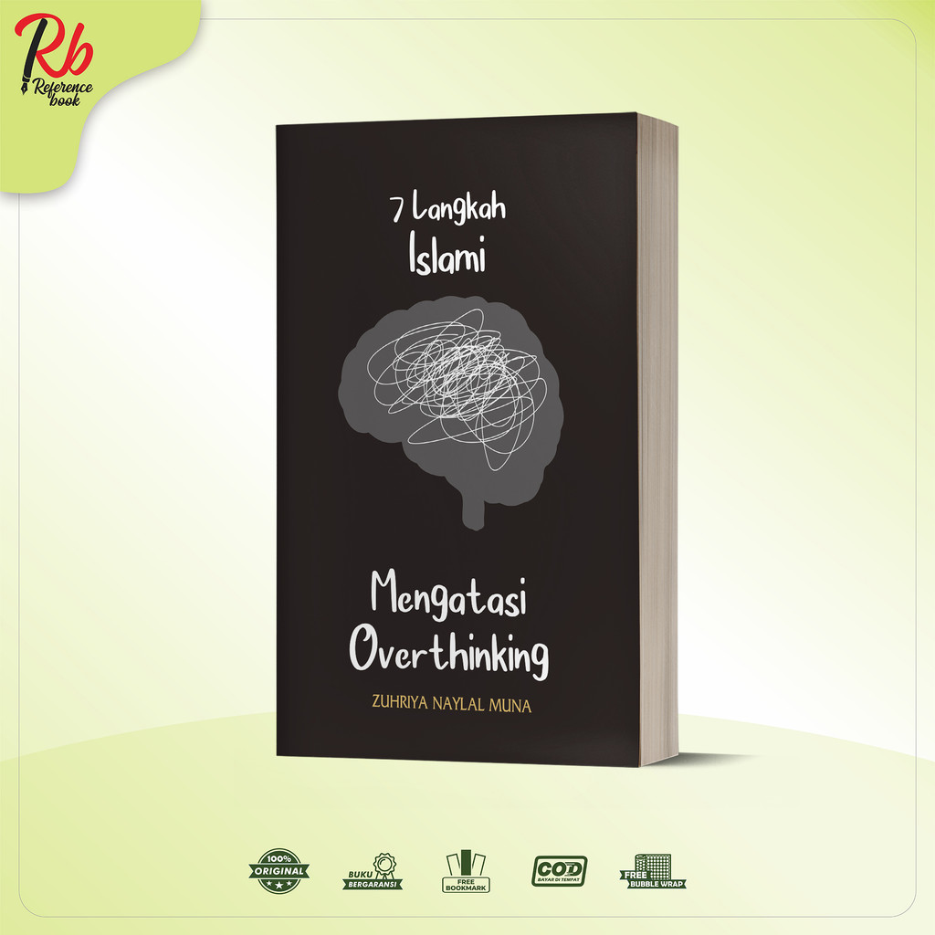 Motivational Book 7 Steps Islam Overcoming Overthinking | Shopee ...