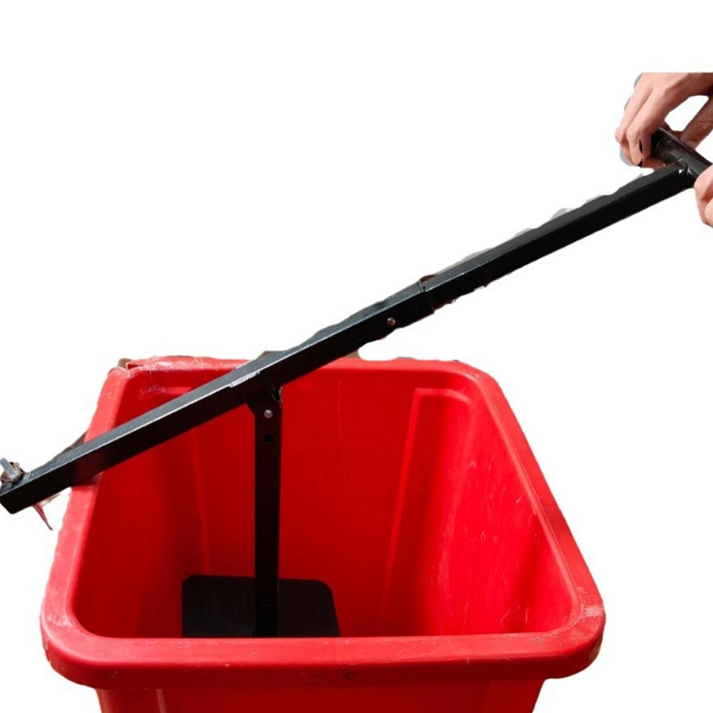 [Almencla21] Manual Trash Compactor Tool Waste Management Outdoor Waste ...