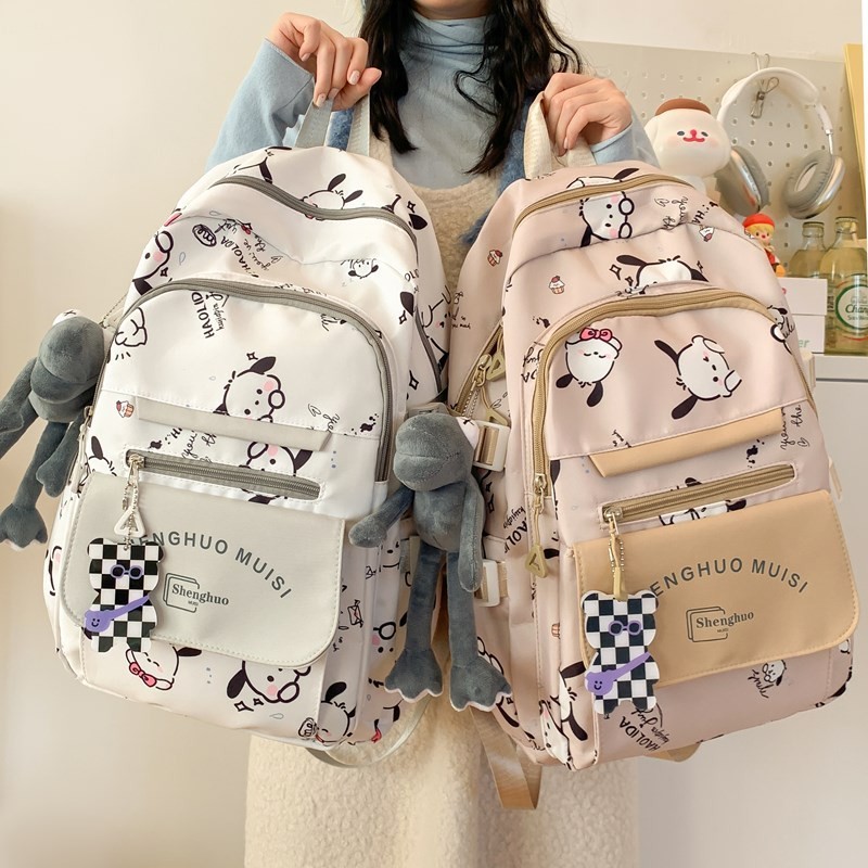 GC4 Sanrio Pochacco College Backpack Large Capacity Lightweight Fashion ...
