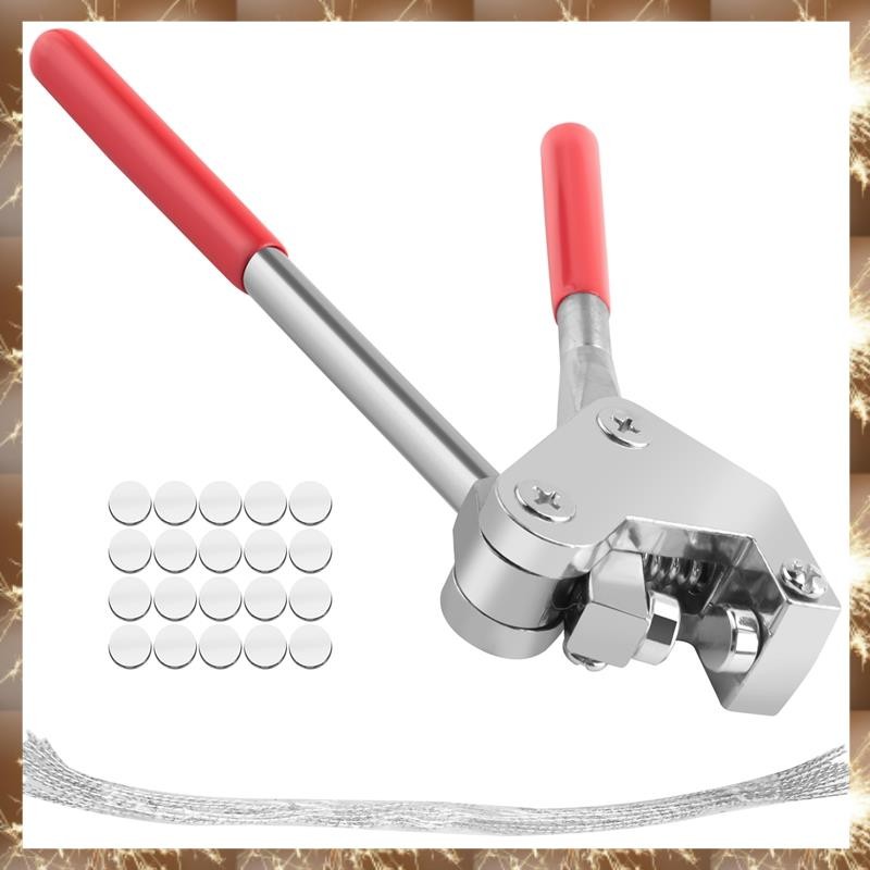 (Y O Q N)Plier 20Pcs 10x5Mm Sealed Beans Sealing Wire Lead Seal Sealing ...