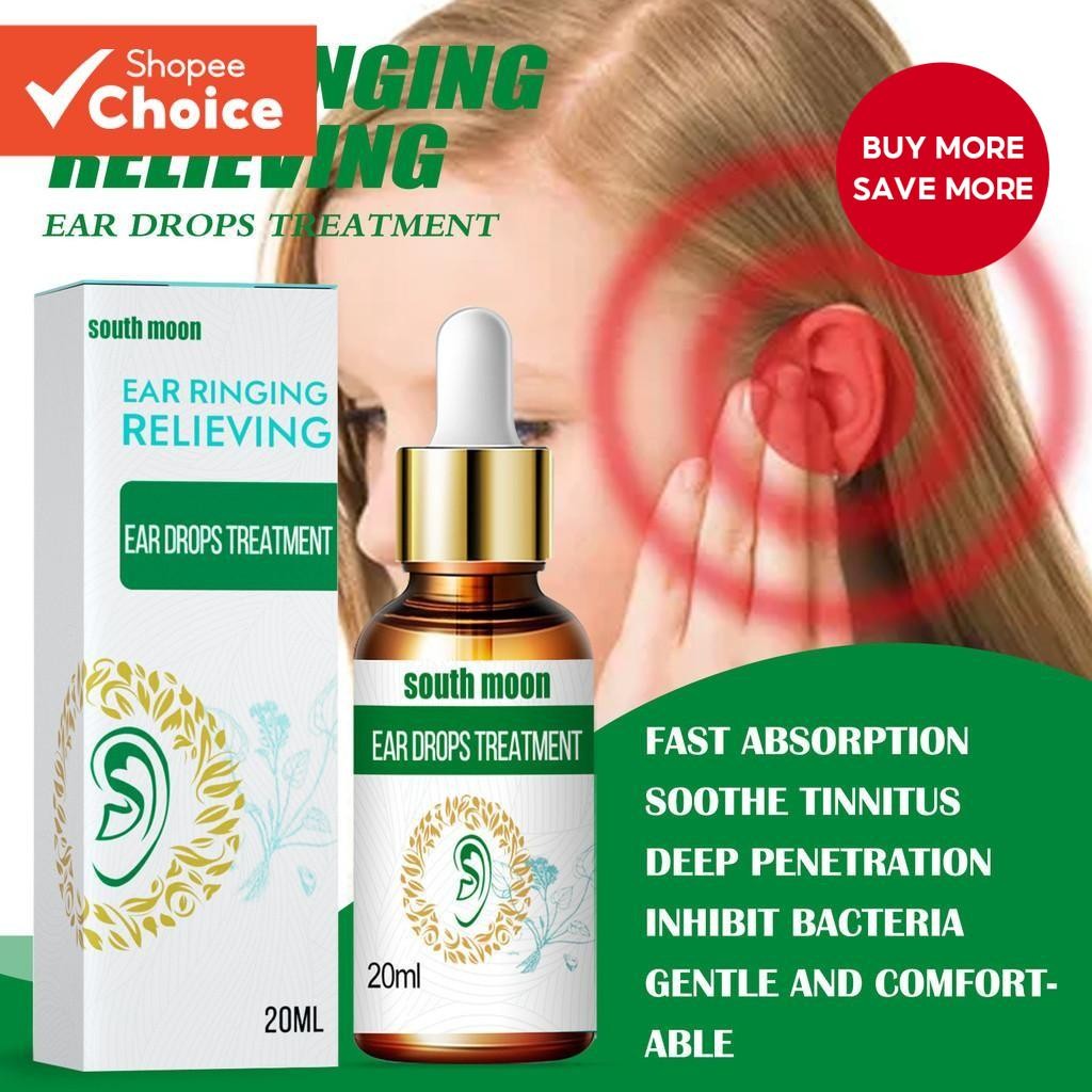 South Moon Tinnitus Relief for Ringing Ears, Natural Herbal Formula Ear ...