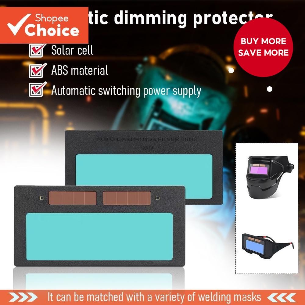Solar-Powered Auto-Darkening Welding Helmet Lens for Eye Protection ...