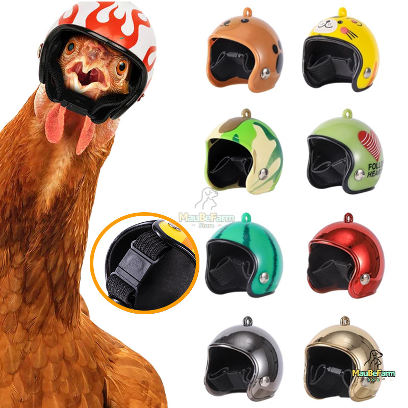 Chicken Helmets Head Protected Funny Headgear Adjustable Various ...