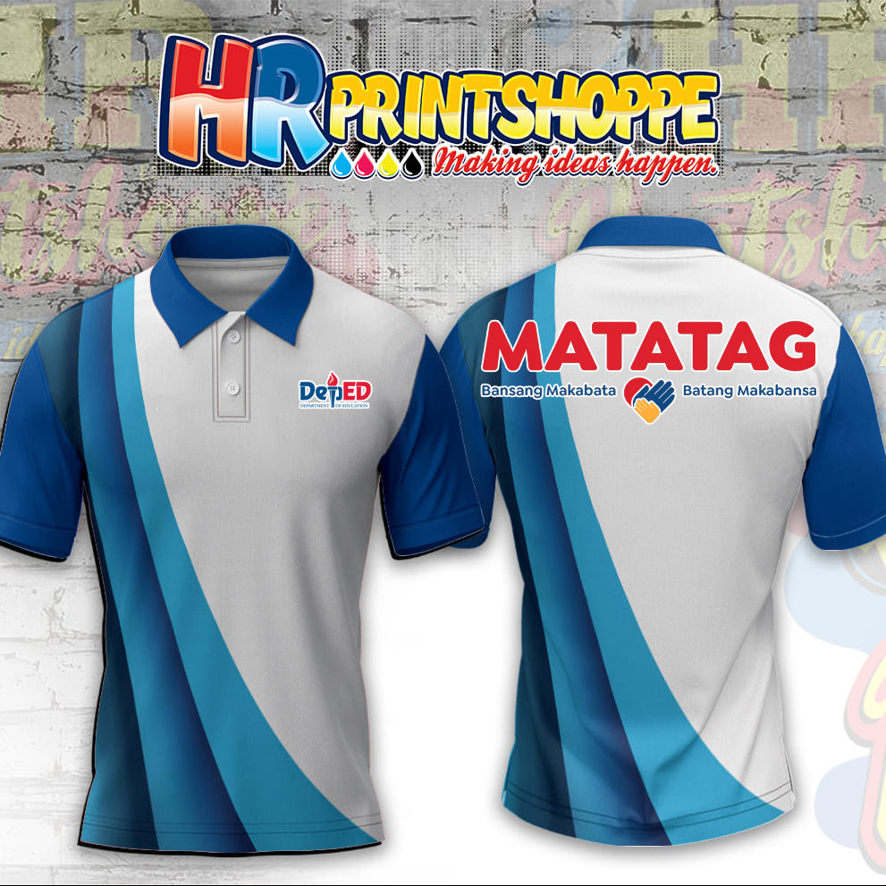 DEPED MATATAG POLO SHIRTS UNIFORM FULL SUBLIMATION POLO-Shirt FOR MEN ...