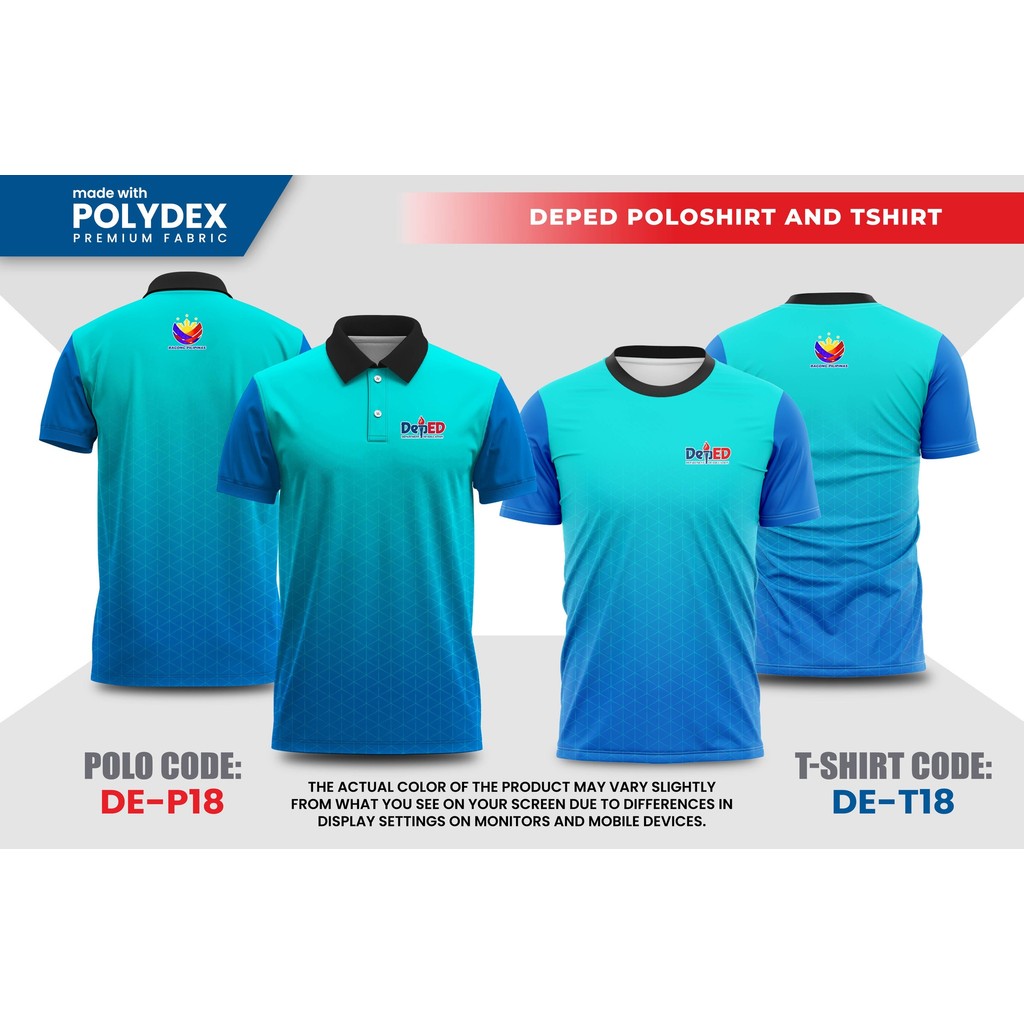 2025 New Design DEPED MATATAG POLO SHIRT AND T-SHIRTS FULL SUBLIMATION ...