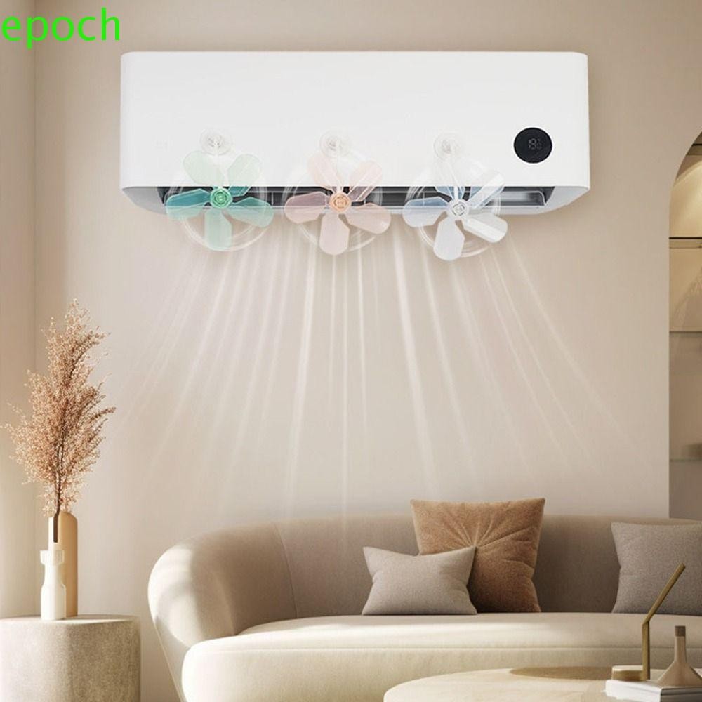EPOCH 3Pcs Conditioning Guide Fan, Wall Mounted Windmill Shaped Air Conditioner Windshield ...