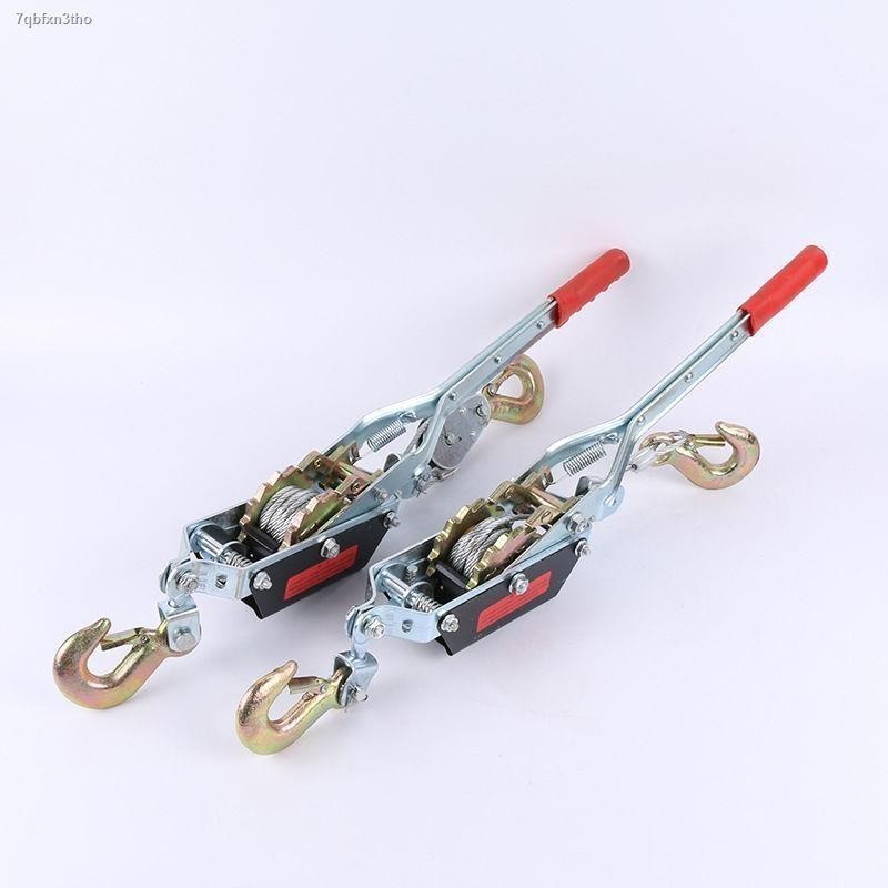 Wire rope double hook tightener ratchet 1 ton 2 ton hand tensioner ...