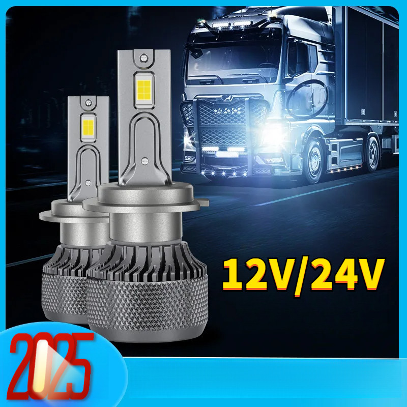 12V 24V LED Truck Headlight H7 Led Lamp Car Headlight H4 24v Truck Led ...
