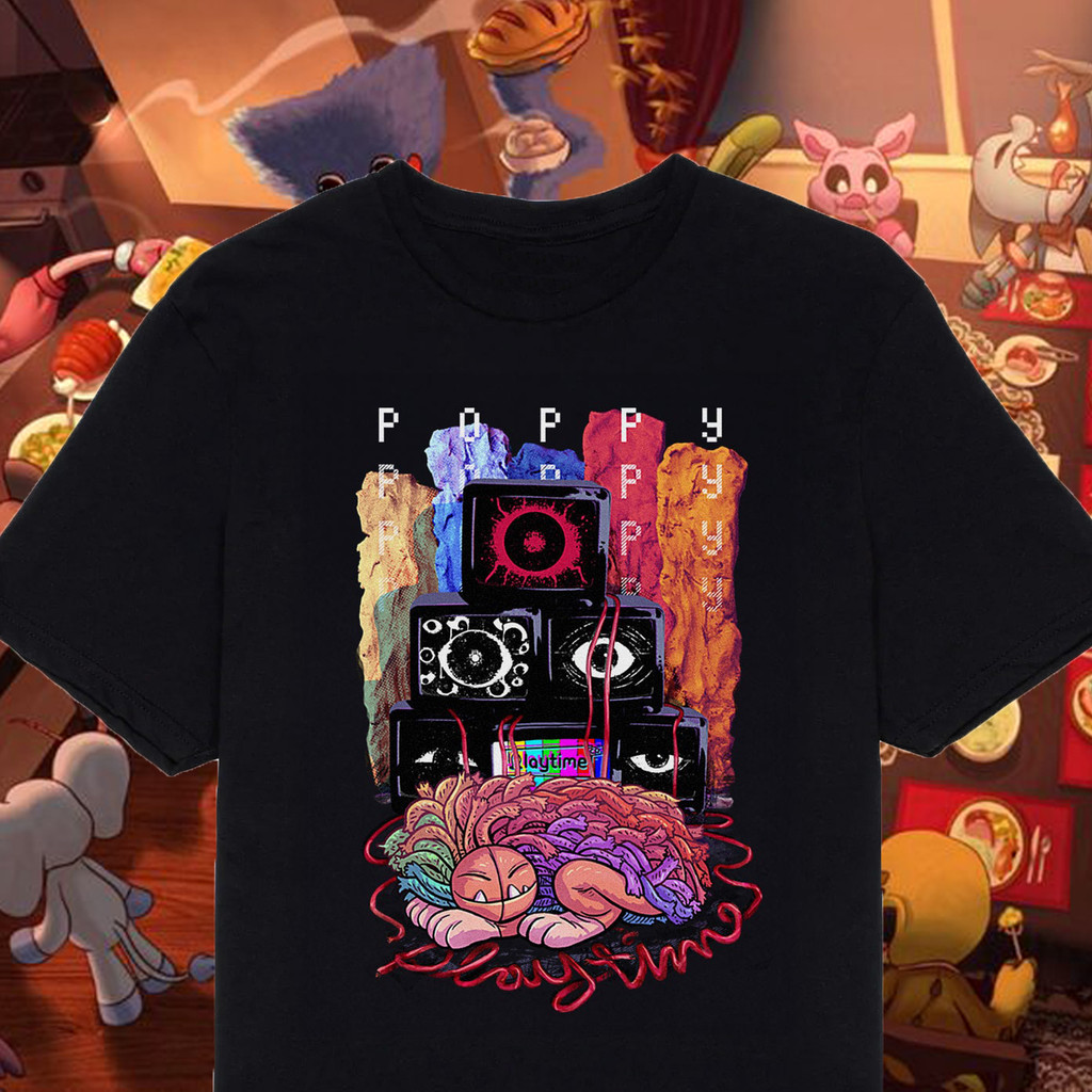 Poppy Playtime 4 Nightmare Critters Experiment 1166 Black Short Sleeve ...