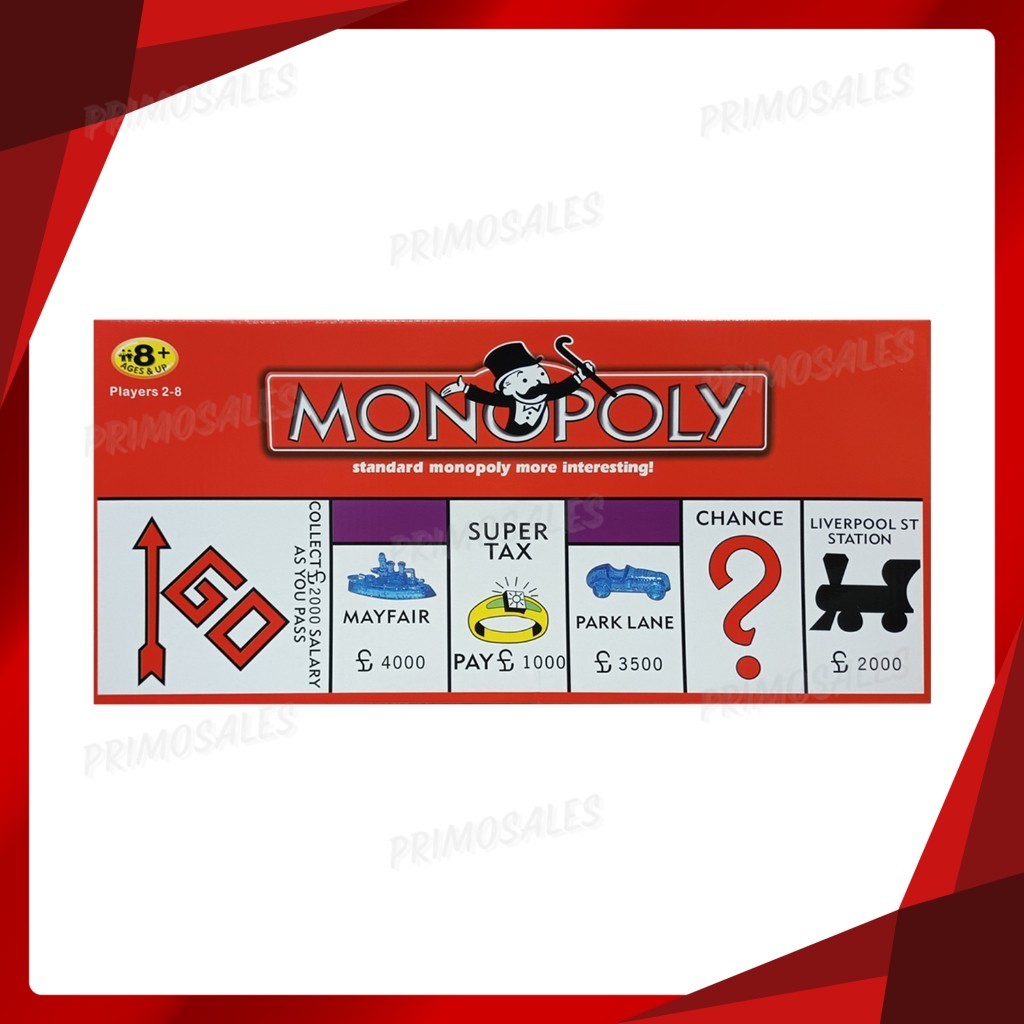 Monopoly Standard 321L 2-8players (Property Trading Game) | Shopee ...