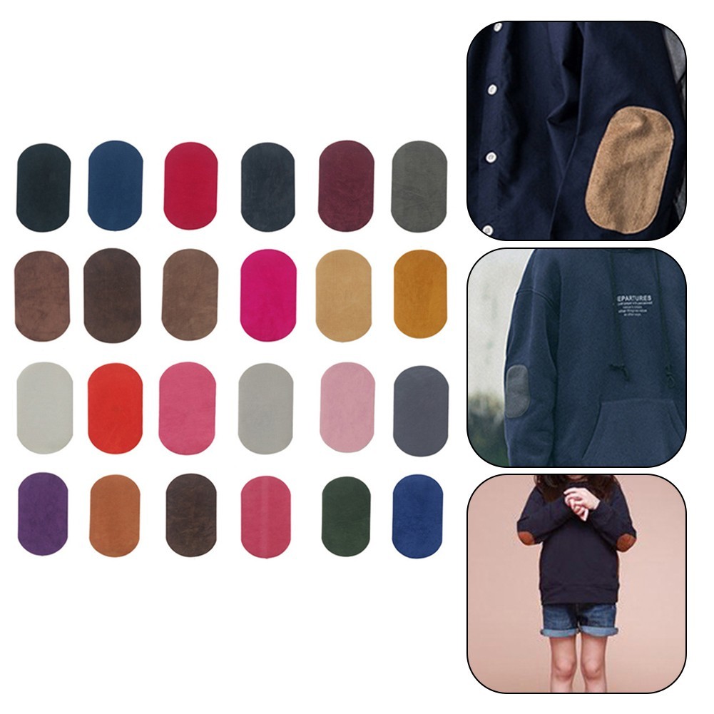 Repair Patch Kit Multicolor Suede Fabric DIY Clothes Pants Iron-on ...