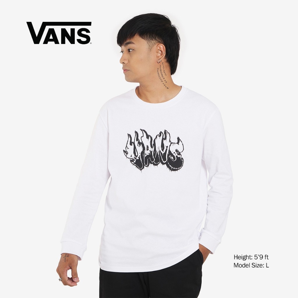 Vans Ls Ink Drop For Mens | Shopee Philippines