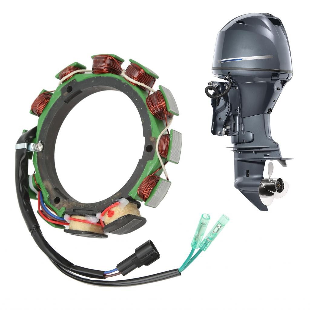 Yohooo Outboard Motor Stator Assembly High Performance for 2 Stroke 688 ...
