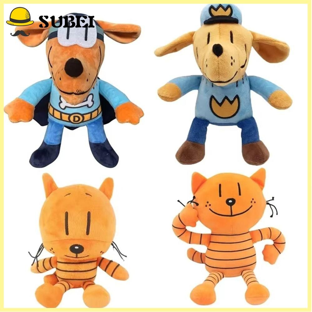 SUBEI1I Plush Toys, Dogman Dog Man Adventure Series Soft Stuffed Dolls ...