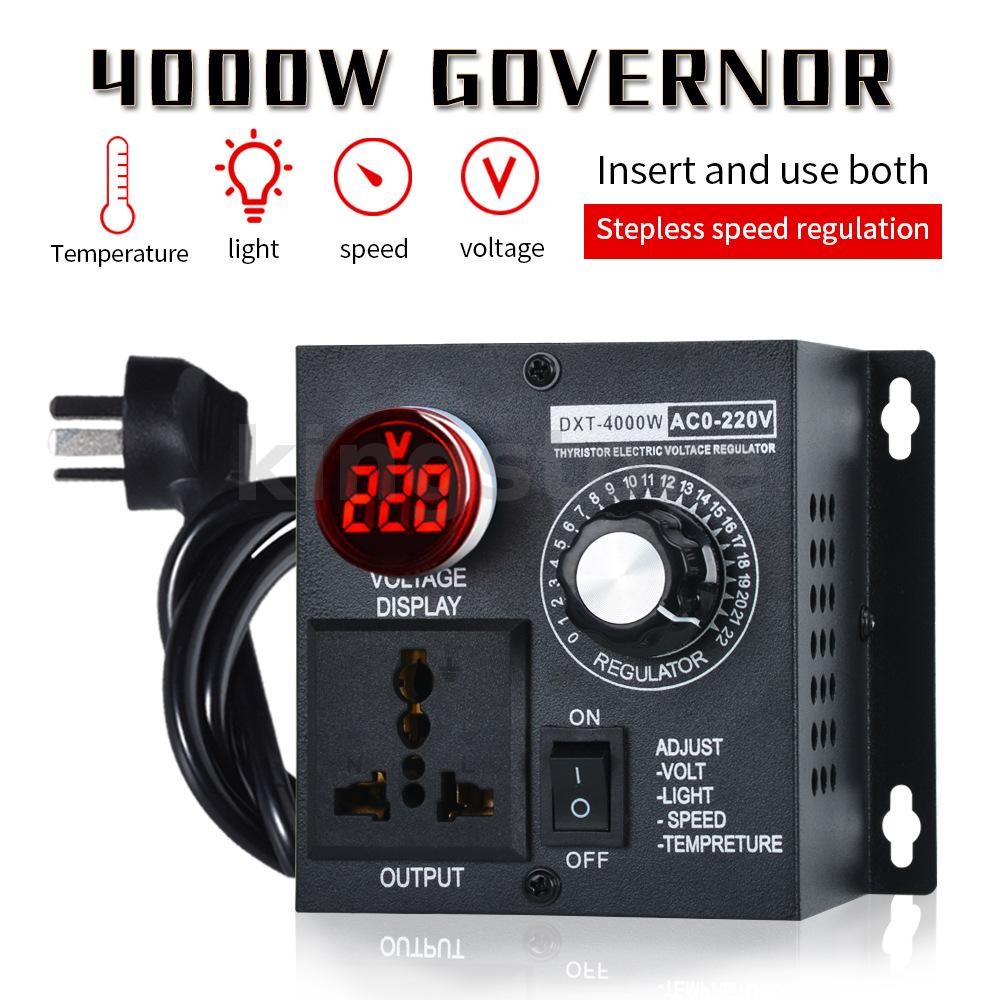 4000W Thyristor Electronic Voltage Regulator 4000W AC110V/220V Wide ...