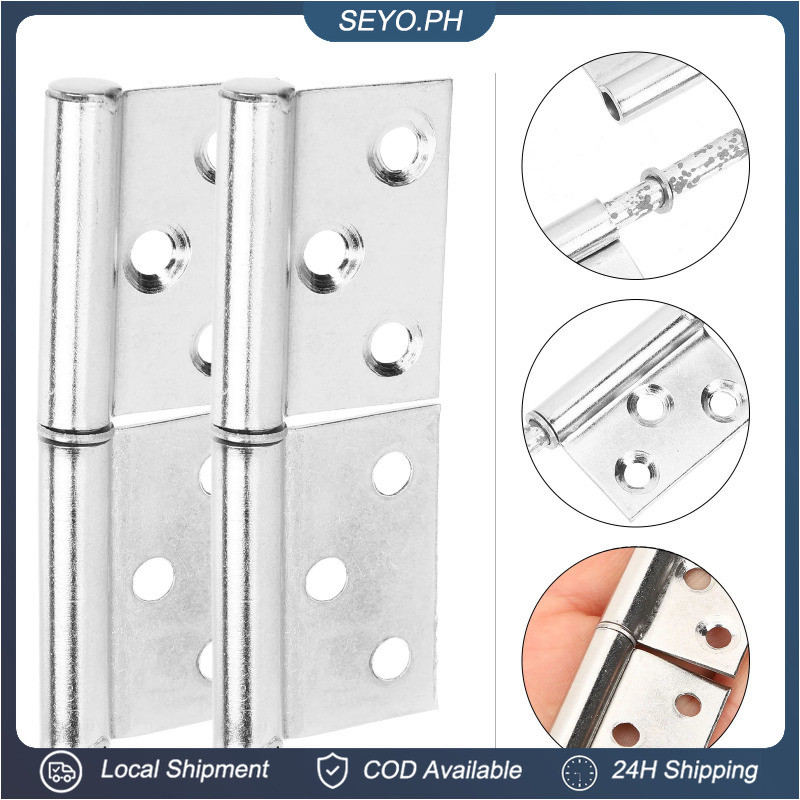 2PCS PVC Plastic Door Hinge Flag Hinge Door Knob Pad Protector Lift Off ...