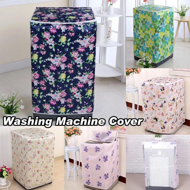 Waterproof Washing Machine Cover Clothes Dryer Coating Automatic Roller ...