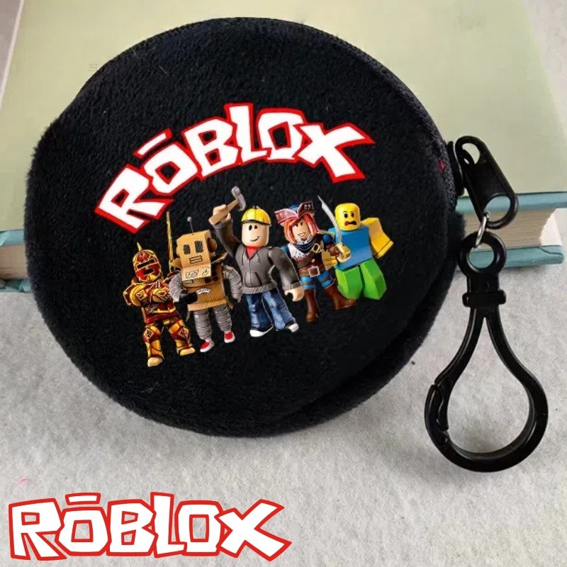 Roblox coin wallet storage bag hanging decoration plush mini wallet ...