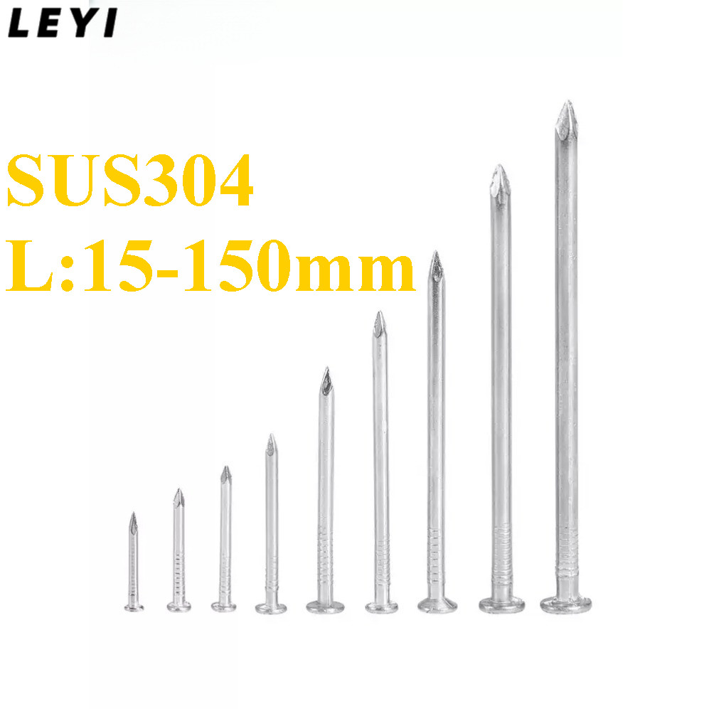 304 Stainless Steel Round Nail 15-150cm Foreign Nail Wood Woodworking ...