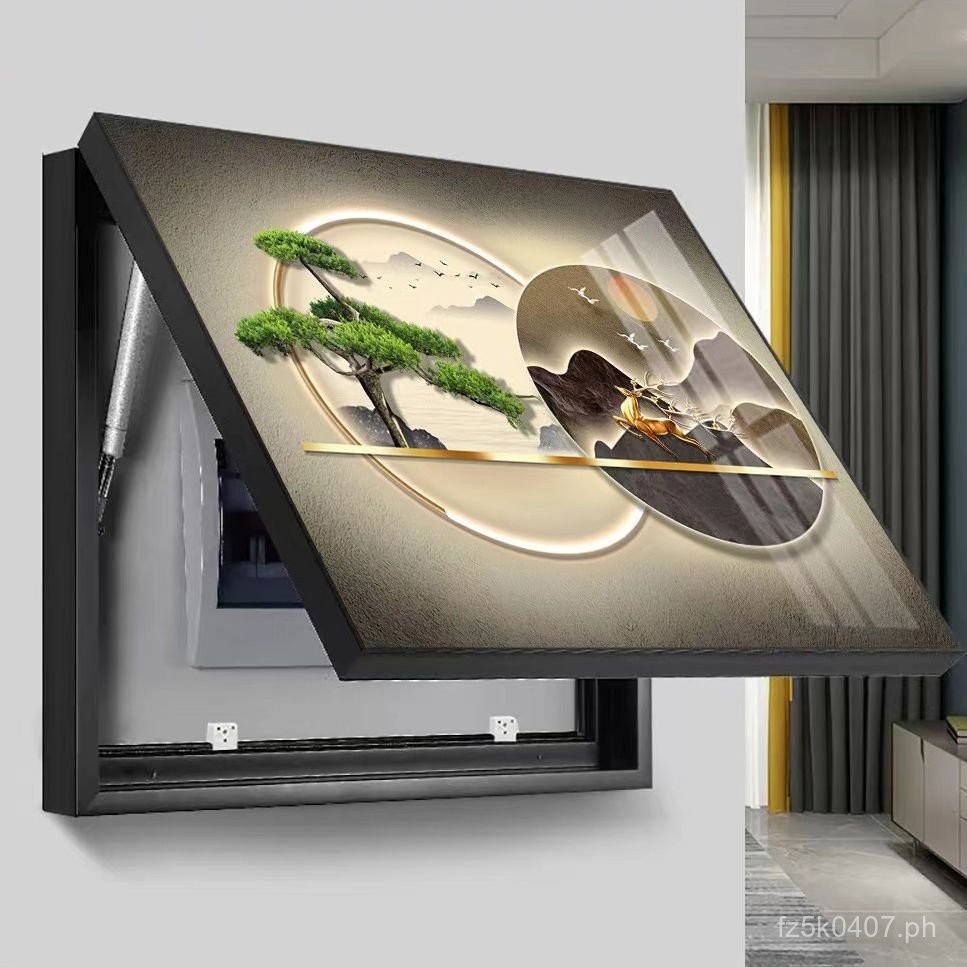 Decorative Painting for Living Room with Hole Punching, Simple Wall Art ...