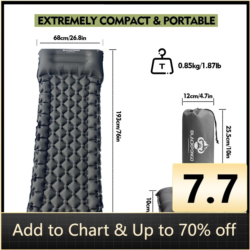 Nylon TPU inflatable cushion ultra-light portable durable waterproof ...