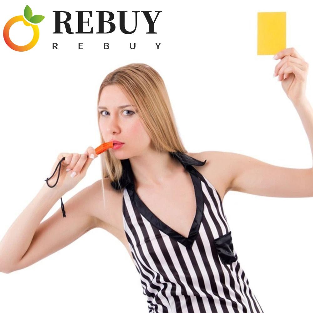 REBUY Outdoor Survival Whistle, PP Plastic Double Pipe Survival Rescue ...
