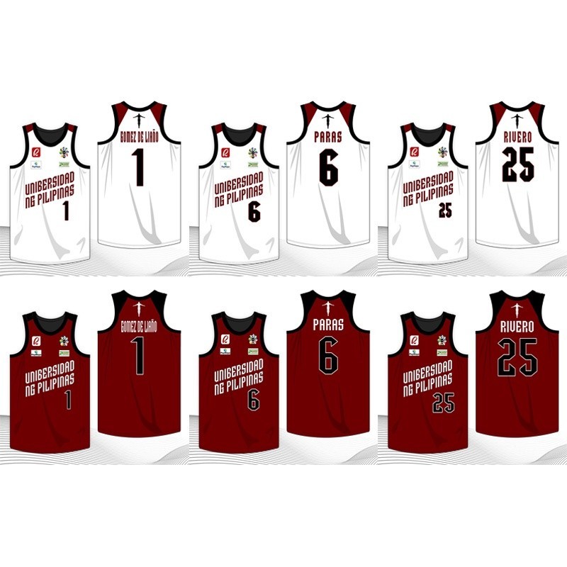 UP Fighting Maroons UAAP University of the Full Sublimated Basketball ...