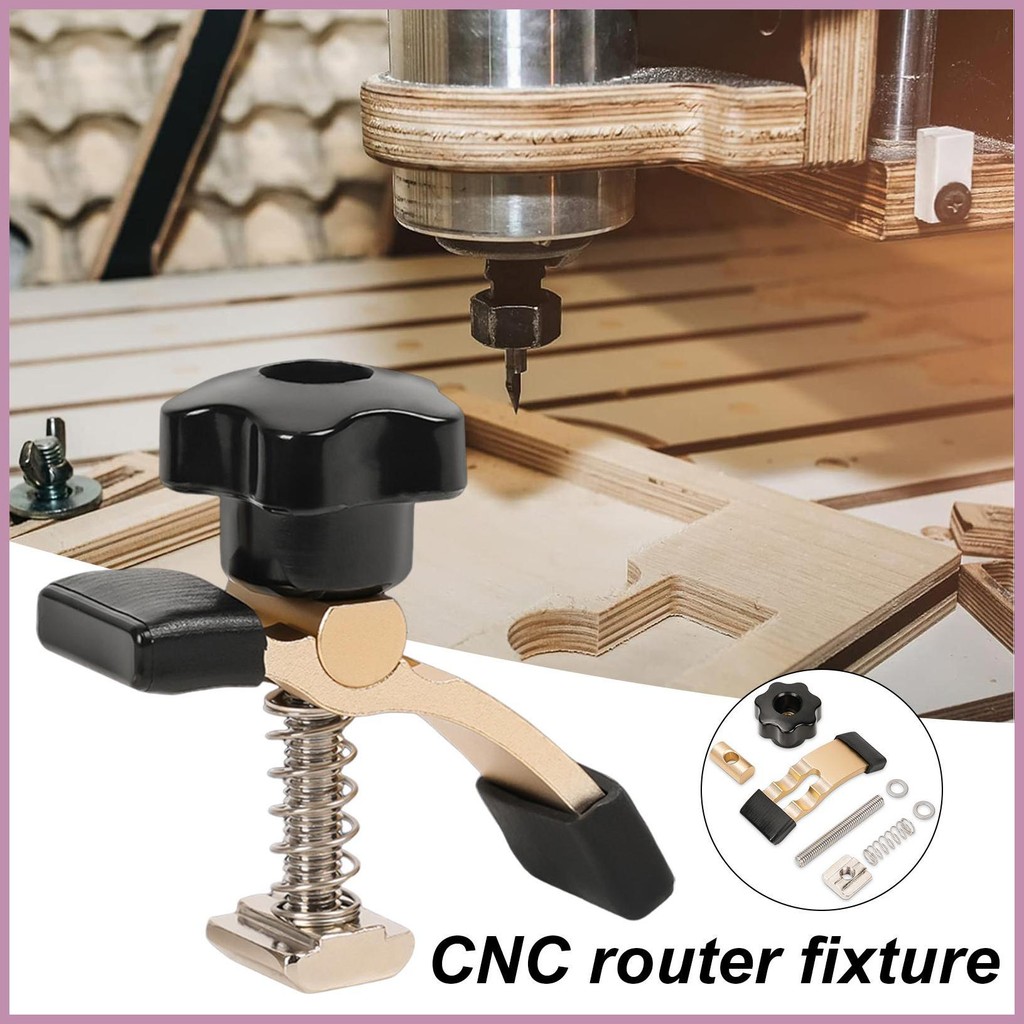 Cnc Hold Down Clamps Aluminum Alloy Cnc Machine Hold Down Fixture 2X ...