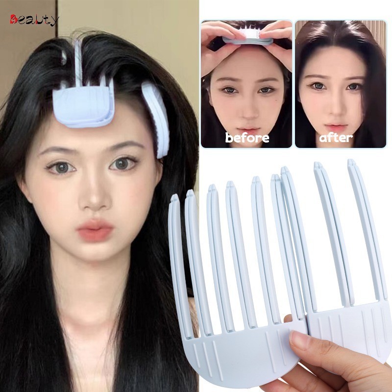 3/6Teeth Women Girls Fluffy Hair Roots Clip Curling Volumizing Bangs ...