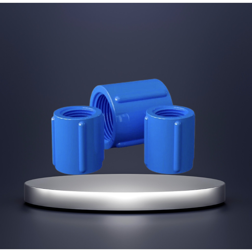 PLAIN COUPLING BLUE FITTINGS PVC THREADED | Shopee Philippines