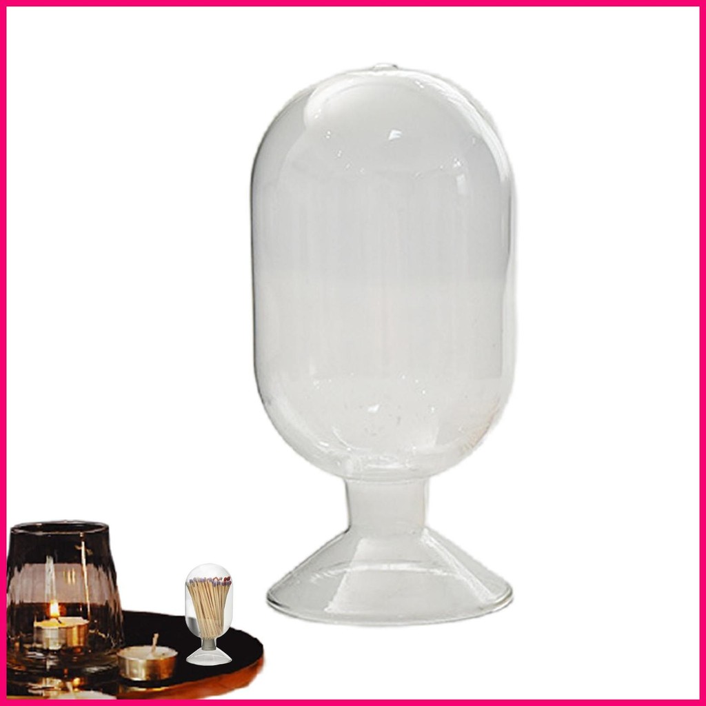 Glass Matchstick Holder Match Storage Containers Glass Holder Home ...