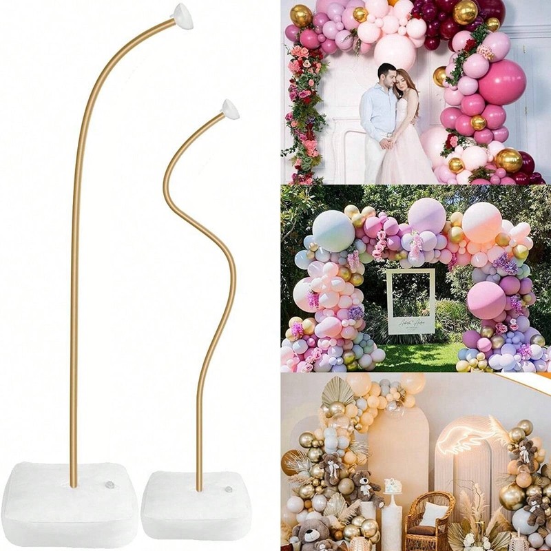 1.5/2.5M Free-bend Balloon Stand Deformable Balloon Holder with Base ...