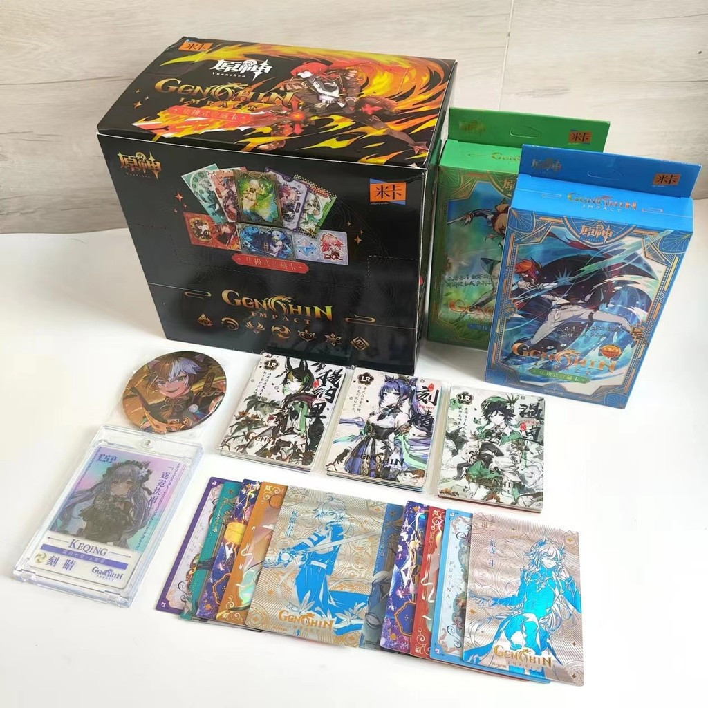 Yuanshen New Style Collection Card 3rd Anniversary Deluxe LP Ink Card ...