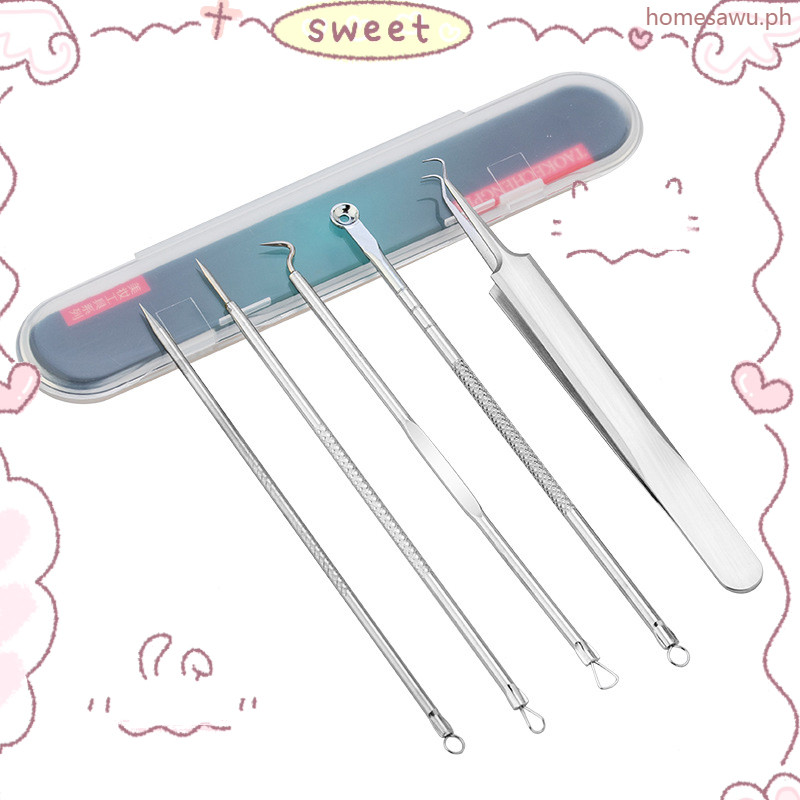 Acne Needle 5-piece Acne Needle Set Blackhead Needle Acne Clip Cell ...