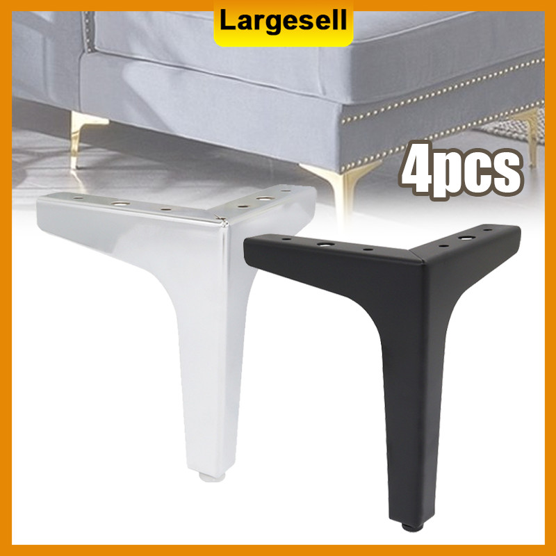 4Pcs 10cm Metal Heavy Duty Furniture Leg Y Shape Sofa Table Cabinet ...