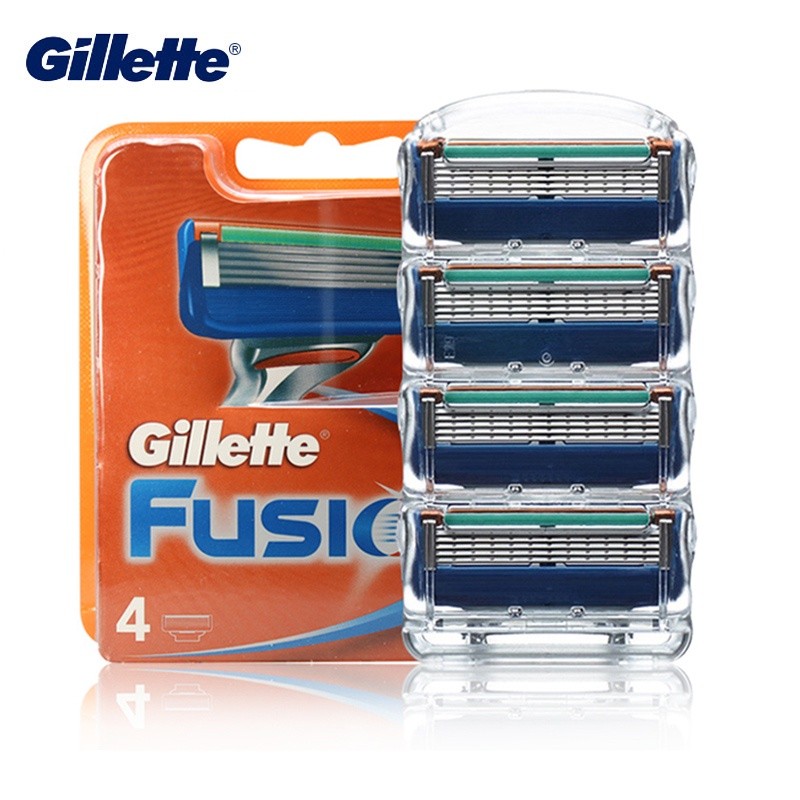 Gillette Fusion Razor Blades Hair Remove Shaving Head Replaceable ...