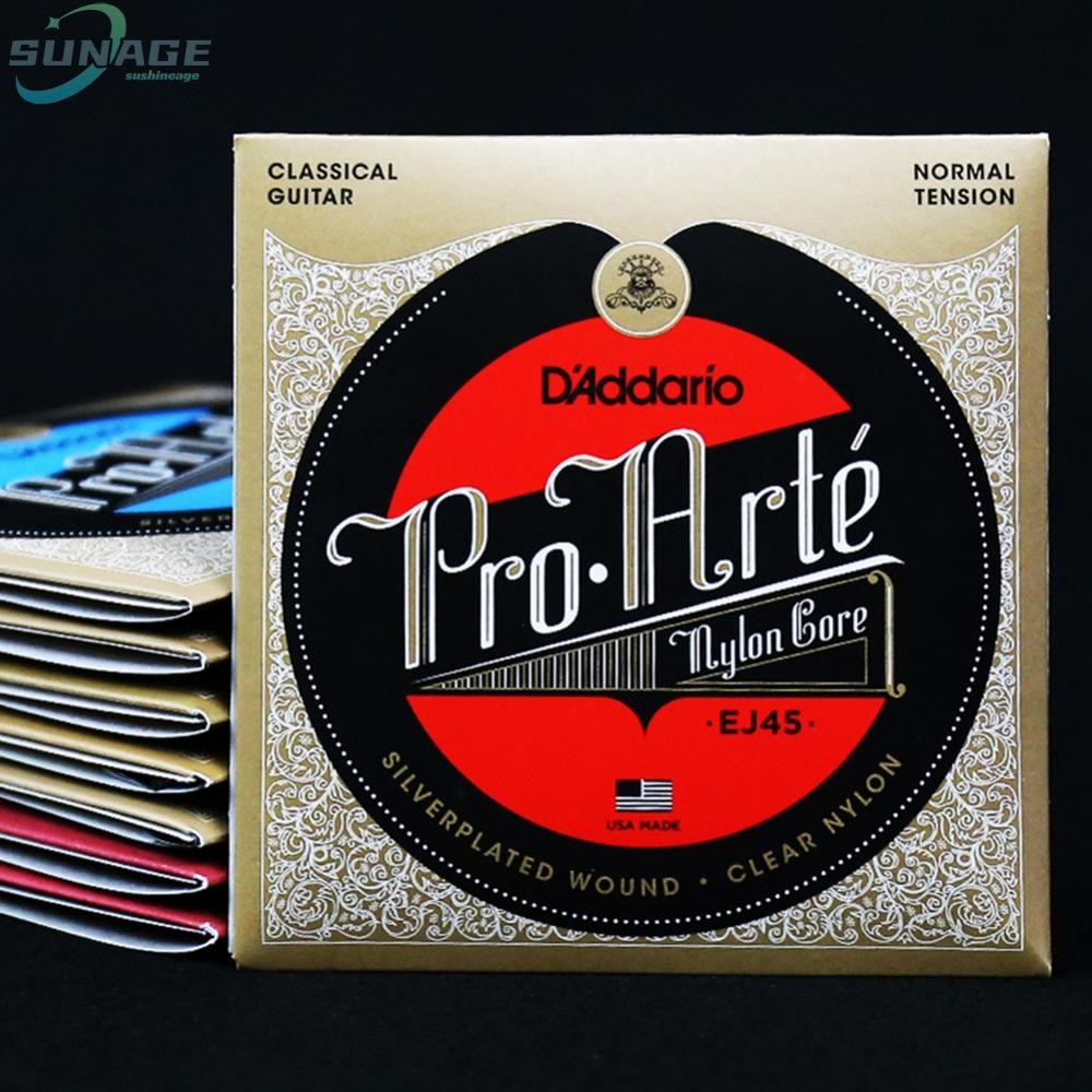 【SIPSUNAGE】D'Addario Classical Guitar Nylon Strings Set Warm Consistent ...