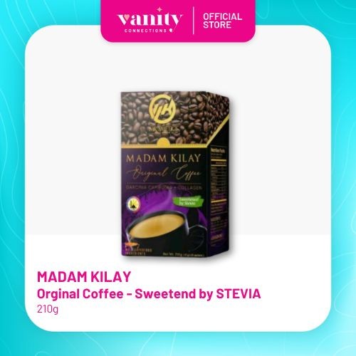 MADAM KILAY ORIGINAL COFFEE SWEETEND BY STEVIA 210G | Shopee Philippines