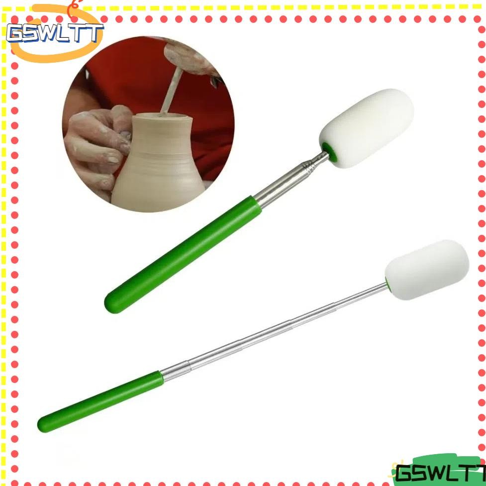 GSWLTT Pottery Absorbent Sponge Stick, DIY Telescoping Pottery ...