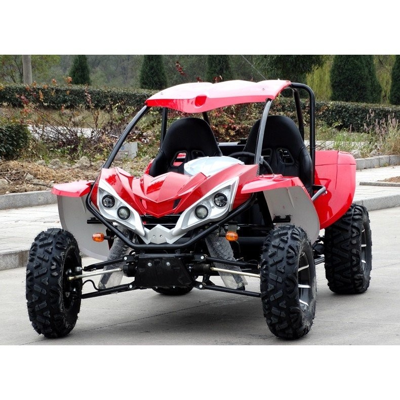 Two-Person Go-Kart Four-Wheel Drive Beach Car Electric Car Children's ...
