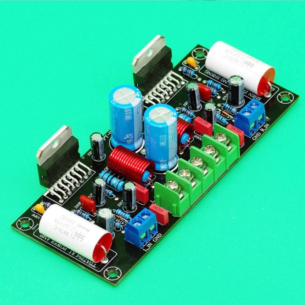 100W+100W TDA7294 Digital Power Amplifier Board 7294 200W Dual-Channel HIFI Stereo Audio ...